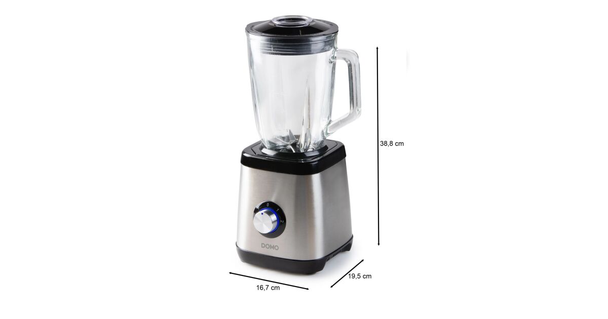 Blender, DOMO, 1,5 liter, ezüst | Pepita.hu