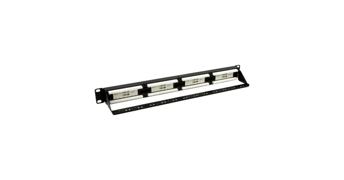 Walisec patch panel - PP-P6U2401 (24 port, Cat6, 1U, árnyékolatlan ...