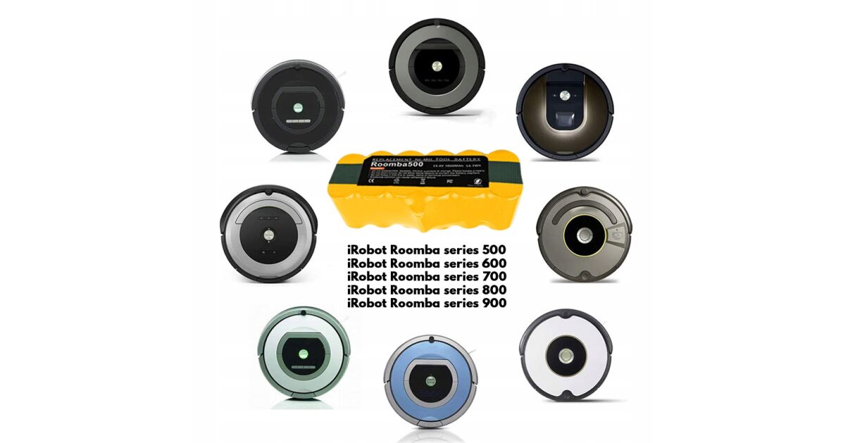 Újratölthető akkumulátor iRobot Roomba 500 600 700 800 900 sorozathoz ...