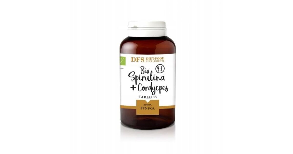 Spirulina + Cordyceps 400 mg Ekologiczny/Bio 375 cps | Pepita.com