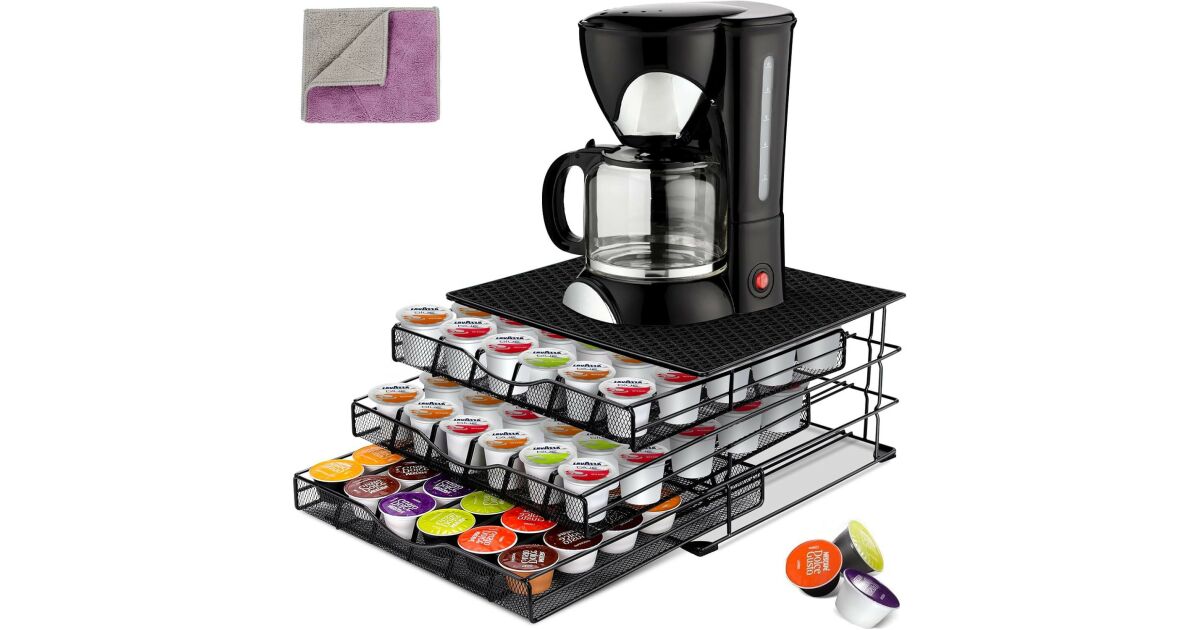 Suport Capsule Cafea Dolce Gusto MASTERTOP, 3 Niveluri, 108 Capsule ...