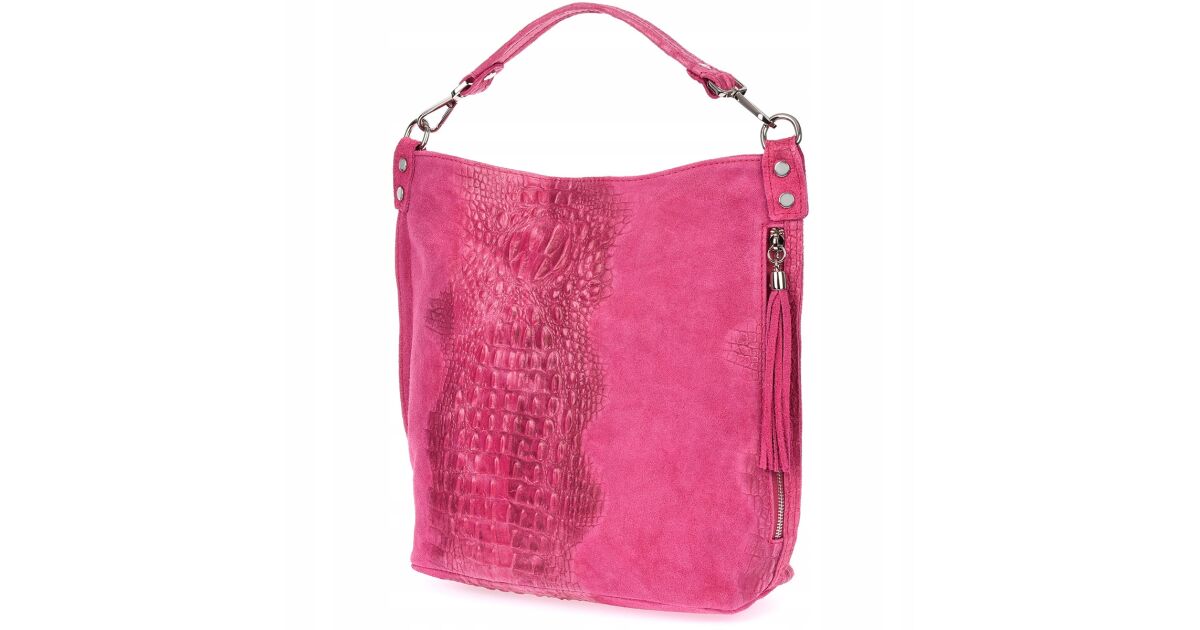 CROCO velúr bőr bevásárlótáska, nagy | Pepita.hu