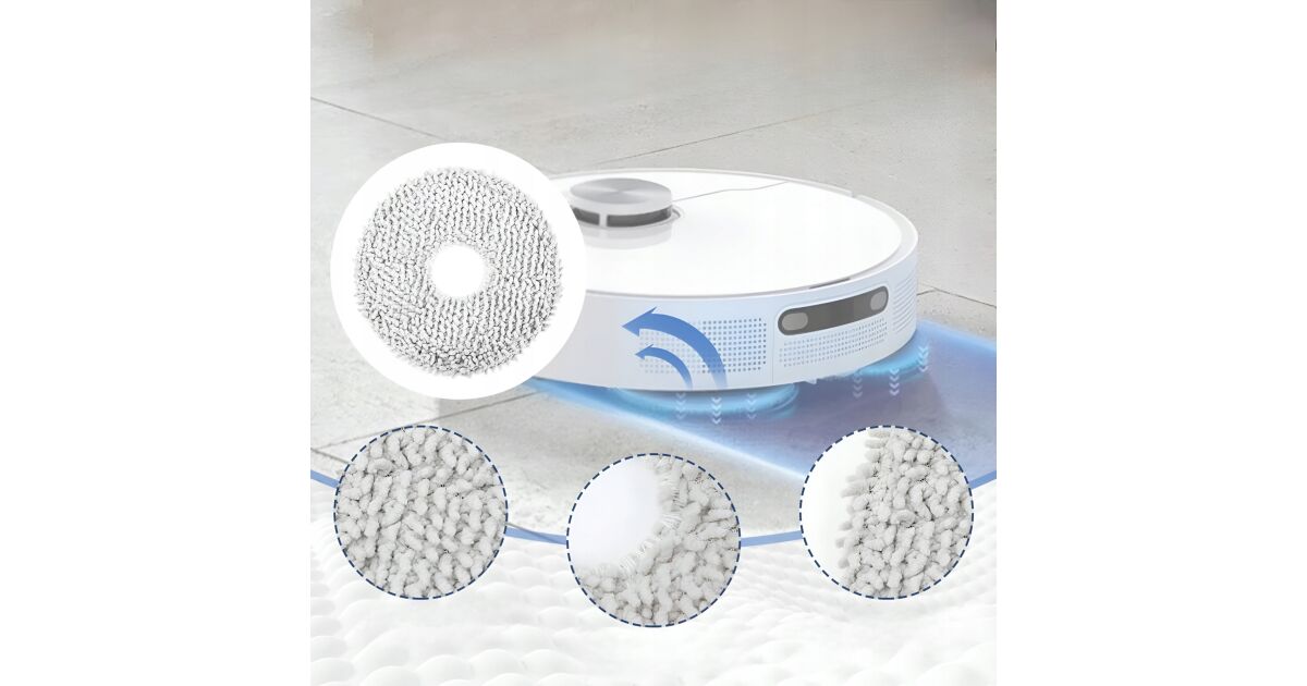 4 db felmosó kendő és felmosópárna DREAME L10S PRO L10 L20 ULTRA PRIME ...