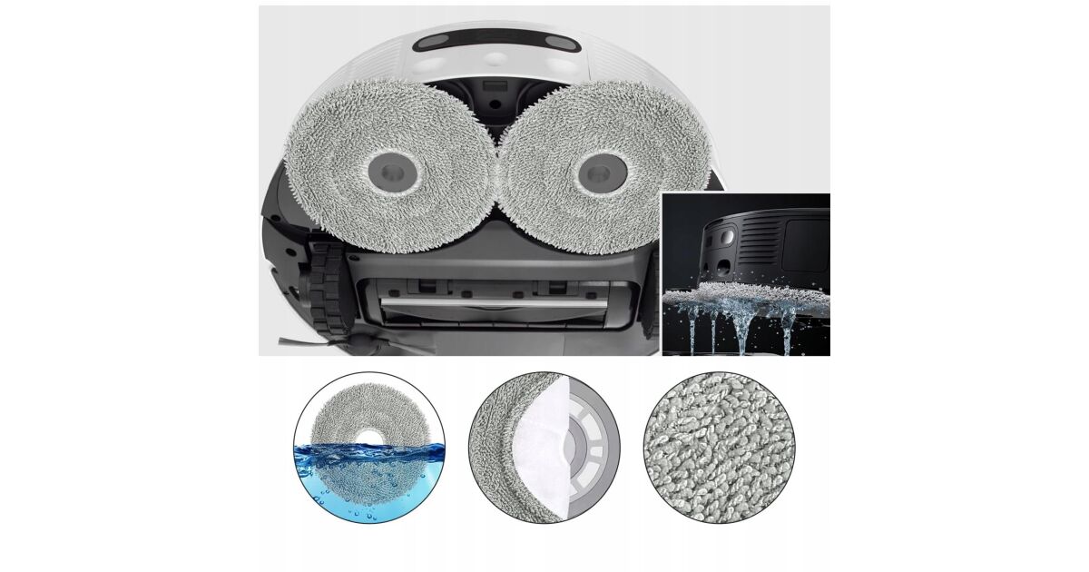 4 db felmosó kendő és felmosópárna DREAME L10S PRO L10 L20 ULTRA PRIME ...