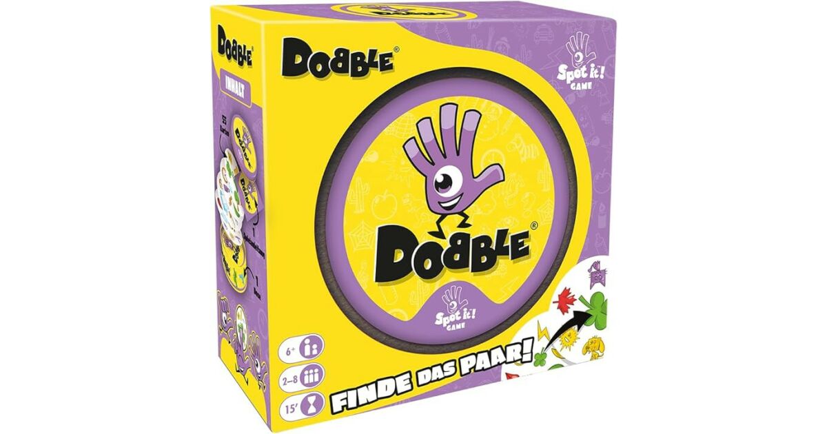 Dobble Classic – Gyors társasjáték családoknak és baráti társaságoknak ...