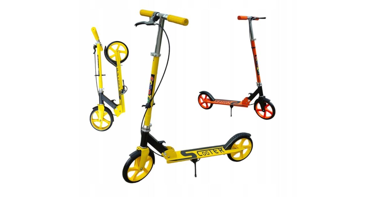 20 cm-es nagy kerekű roller gyerekeknek és felnőtteknek, összecsukható ...