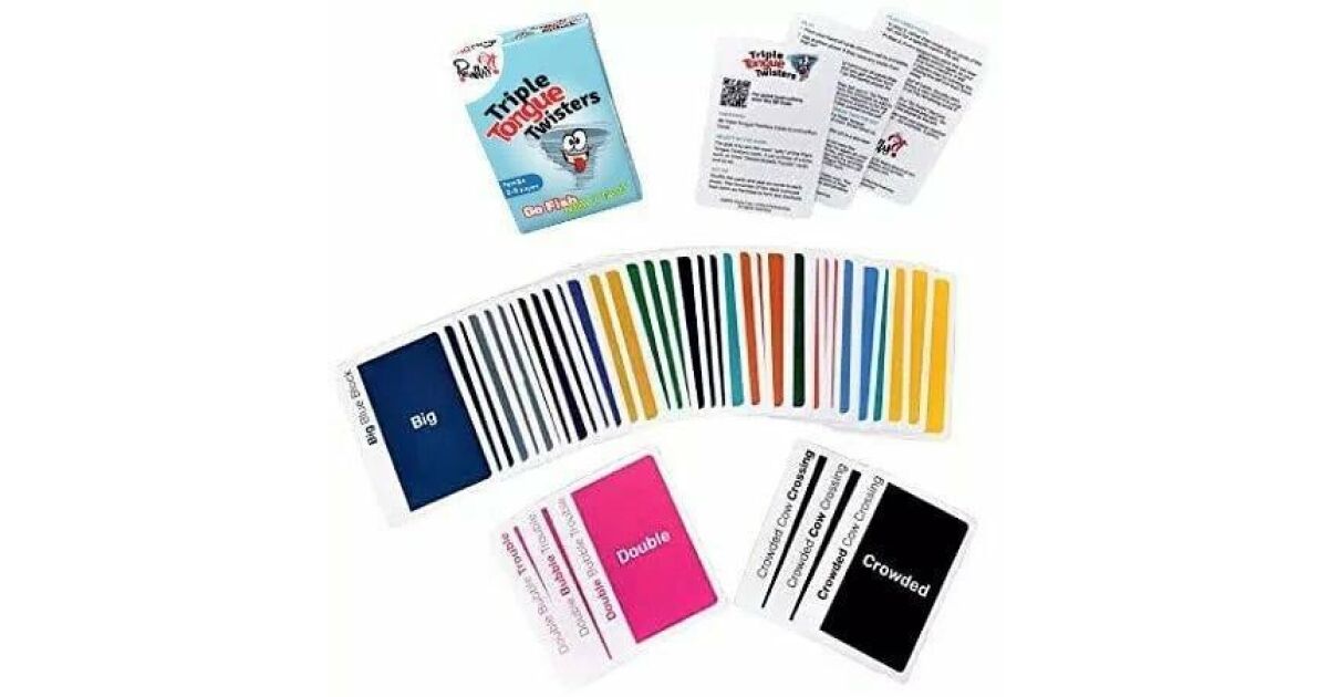 Triple Tongue Twisters: Go Fish with a Twist! | Pepita.com