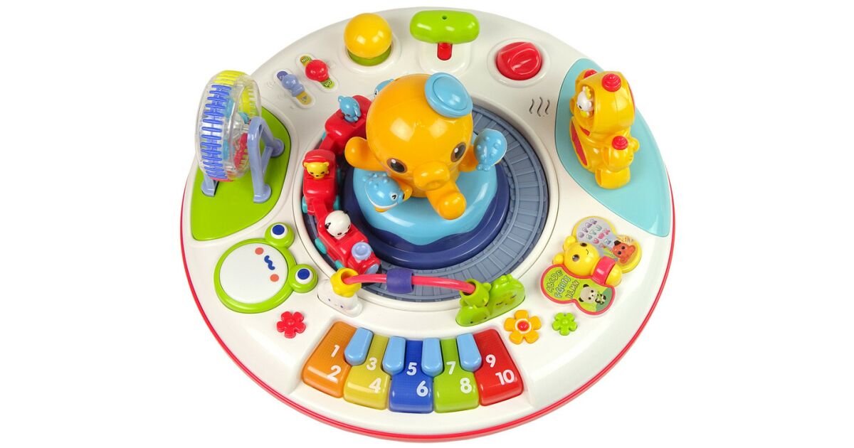 Interactive Educational Table Octopus Pianinko Sounds Lights | Pepita.hu