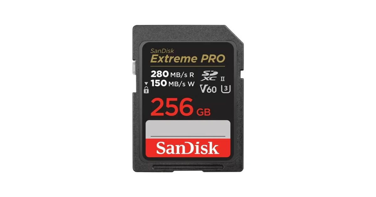 Sandisk 00226809 256GB SD Extreme Pro (SDXC V90 UHS-II) memóriakártya ...