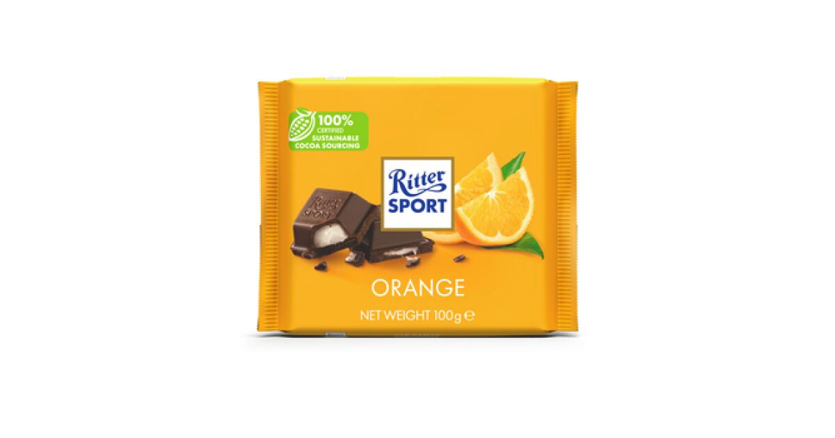 Ritter Sport csokoládé étnarancs 100g | Pepita.hu