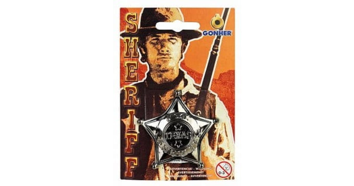 Gonher műanyag seriff cowboy jelvény 15/0 | Pepita.hu