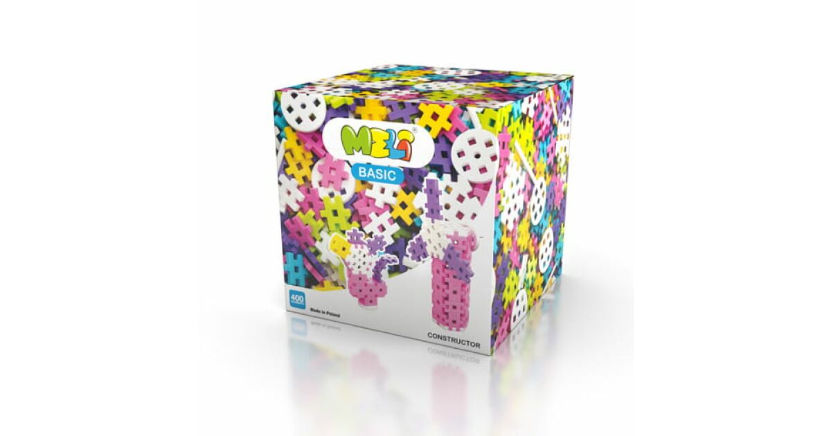 Meli Basic Constructor Pink 400 db-os készlet | Pepita.hu