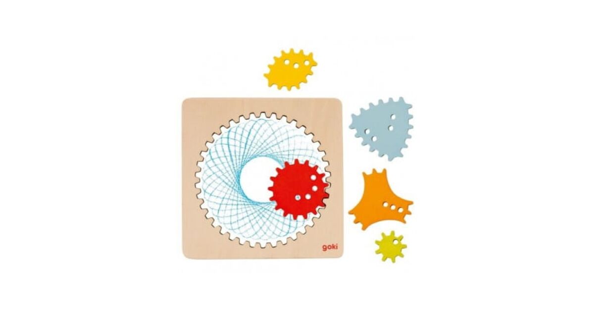 Goki Spirográf Fa Stencil | Pepita.hu