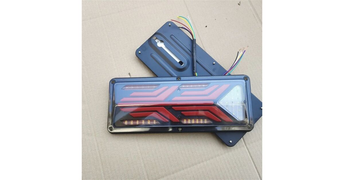 Set Lampi Stopuri Spate, Triple Led 33cm, 5 Functii, Semnalizare ...