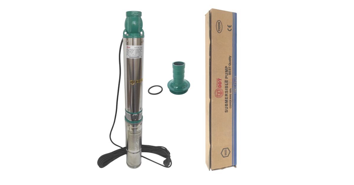Kit complet hidrofor Pompa submersibila de mare adancime, DDT, QJD120-1 ...