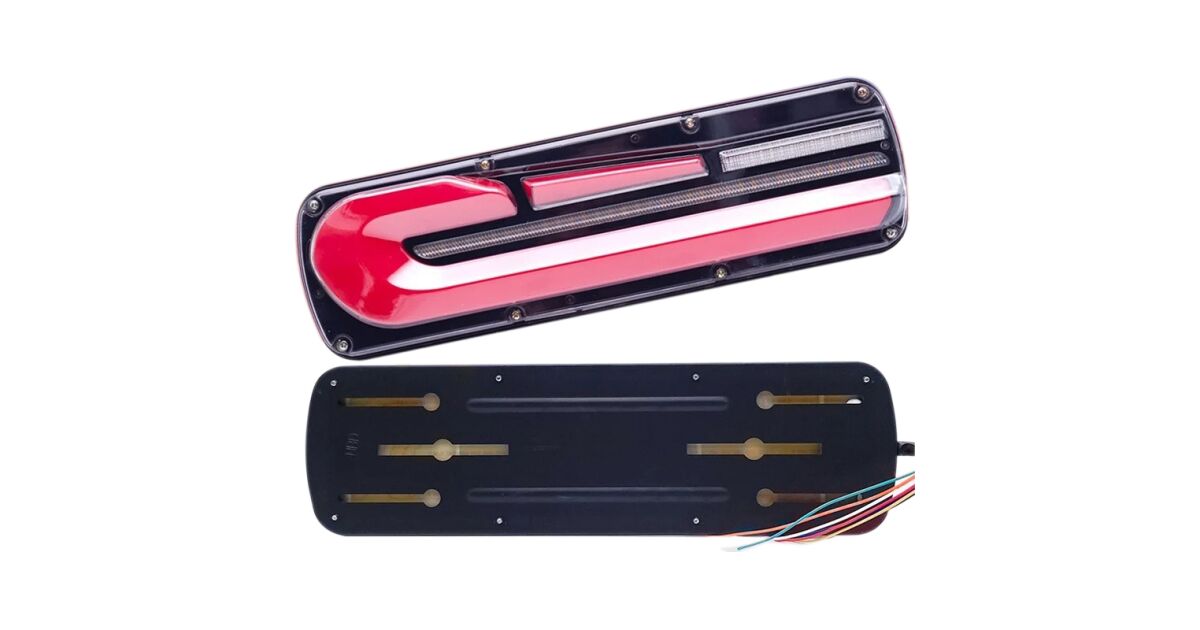 Set Lampi Auto, Stopuri Spate Triple LED 33cm – 12V-24V, VisZone, 28W ...