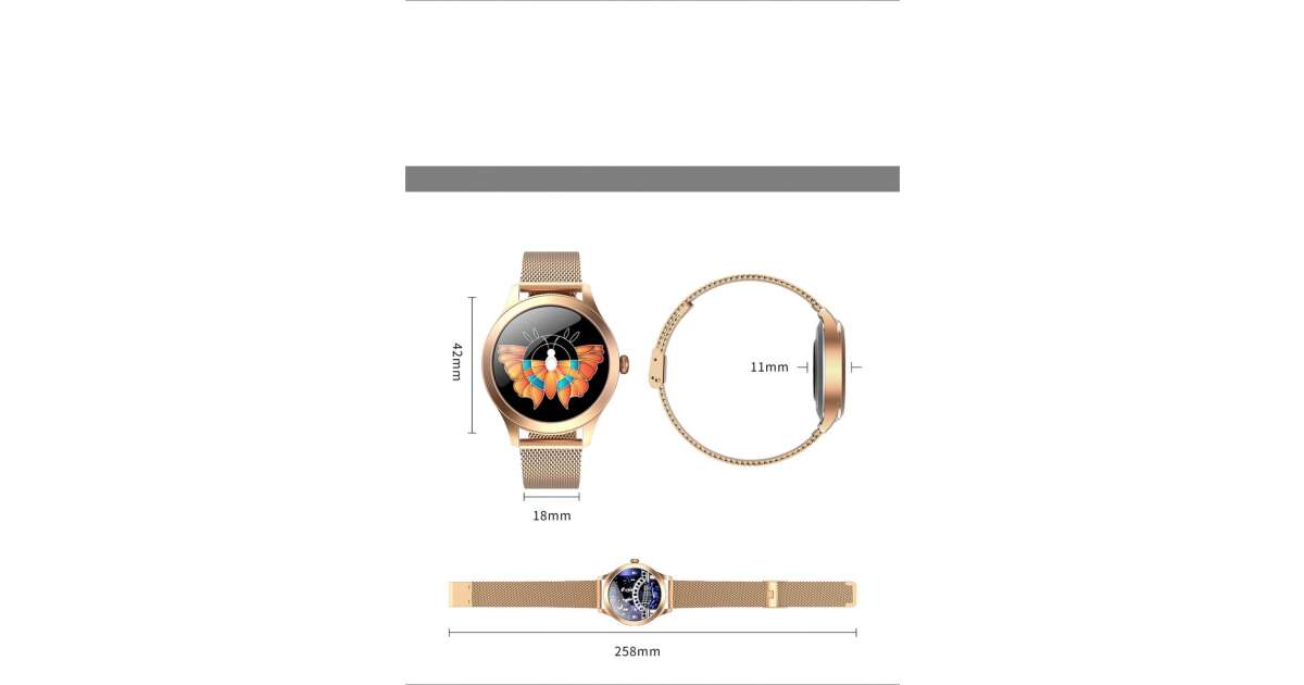 MaxCom FW42 GOLD okosóra vagy sportóra 2,77 cm (1.09) TFT Arany | Pepita.hu