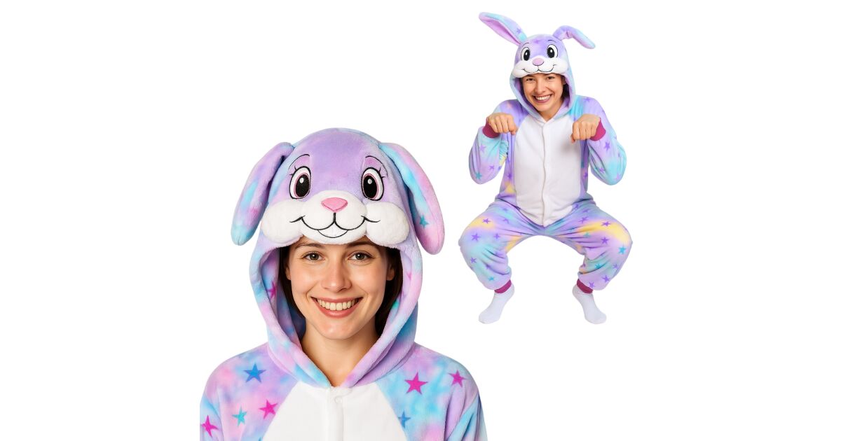 Onesie Kigurumi pizsama jelmez nyúl L: 165-175 cm | Pepita.hu