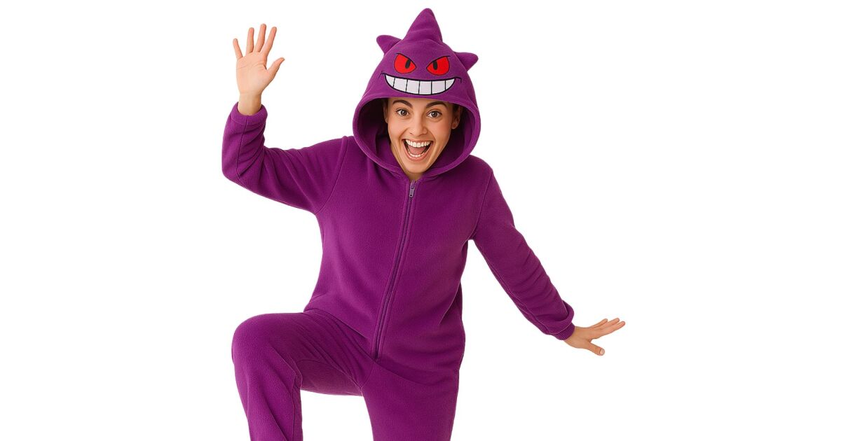 Onesie Kigurumi pizsama Pokemon Gengar jelmez S: 145-155 cm | Pepita.hu