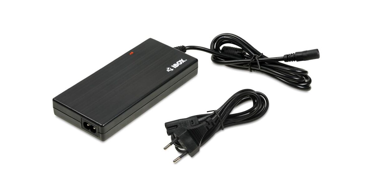 Univerzális iBOX IUZ90WA notebook tápegység, automata, 90W, 10 ...