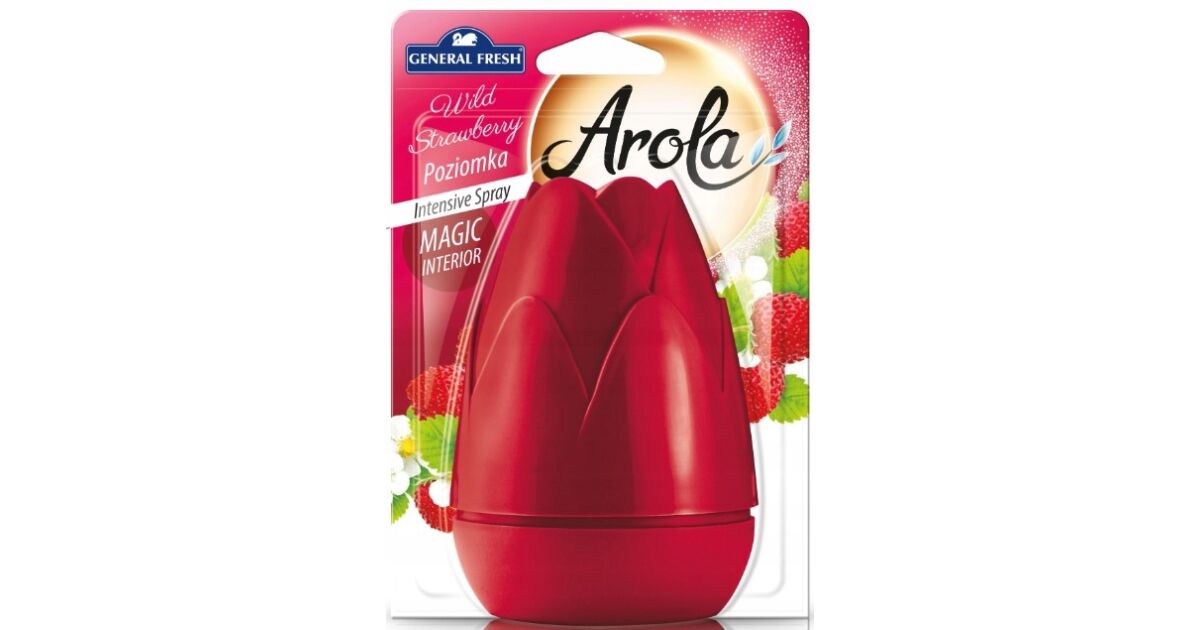 GENERAL FRESH AROLA LÉGFRISSÍTŐ Kúp alakú eperillat 40ml | Pepita.hu