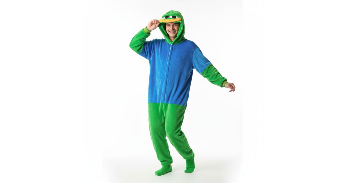 Onesie Kigurumi pizsama jelmez Pepe Frog L: 165 - 175 cm | Pepita.hu
