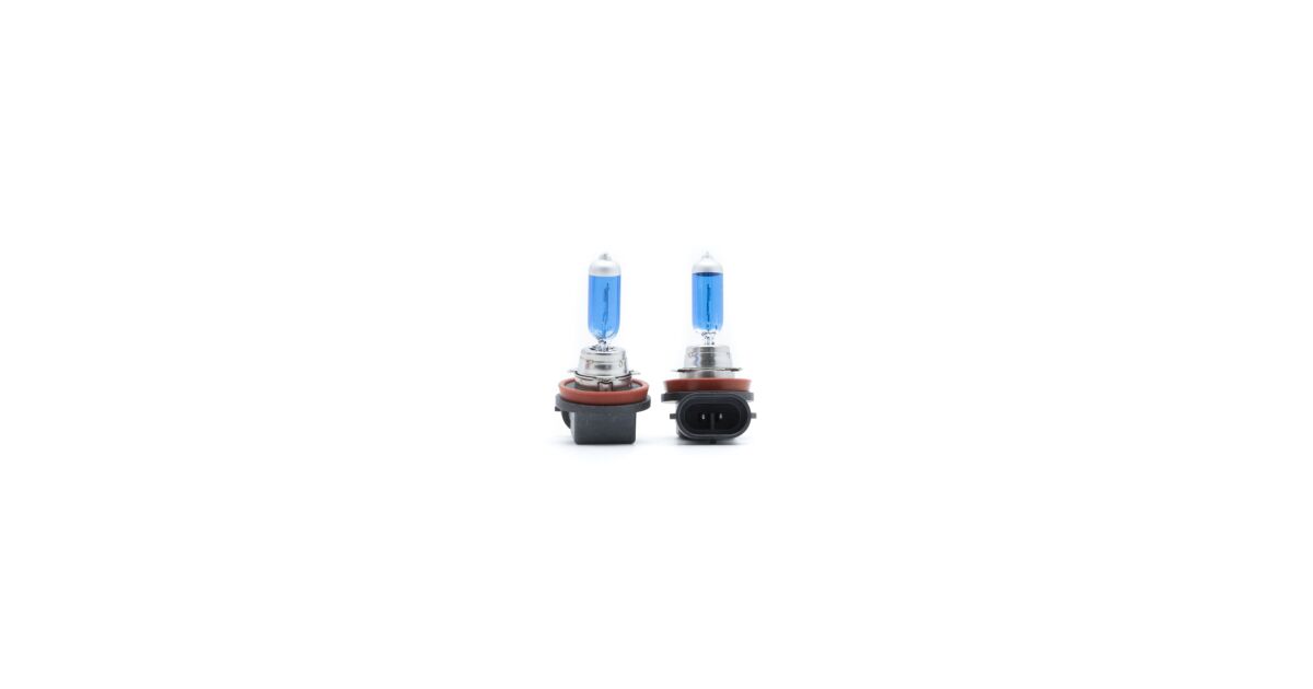 EinParts halogén izzók H8 12V 5000K fehér 35W PGJ19-1, 2 db | Pepita.hu