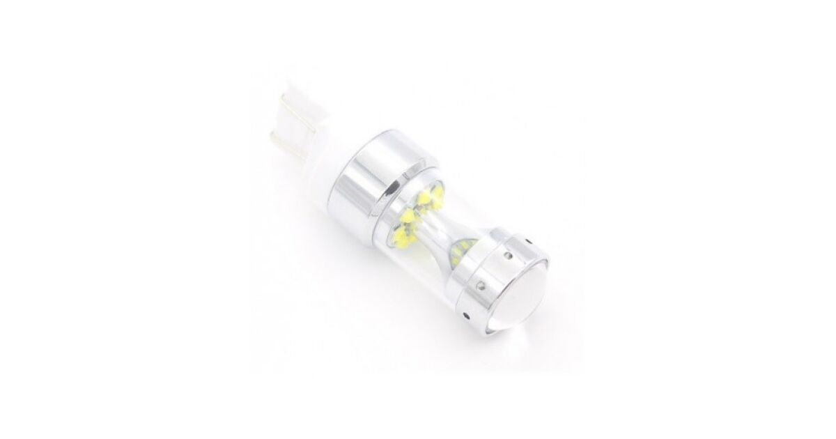 Auto-LED-Canbus T20 (W21W) WEISS 60W mit CREE-LEDs und einer einzigen ...