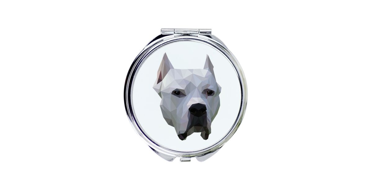 Argentin kutya, Dogo Argentino - Art-Dog által készített tükör fotóval ...