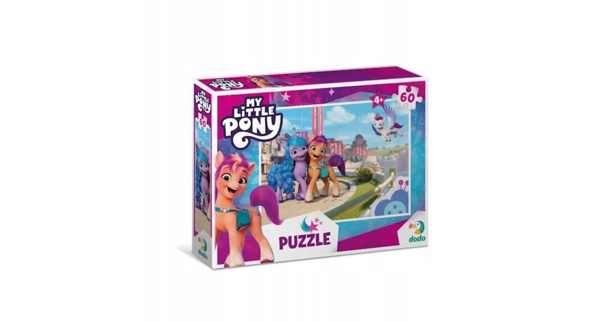 MY LITTLE PONY PUZZLE 60 DARABOS ÖSSZEÁLLÍTANDÓ SZÍNES CUKI KÉP 200379 ...