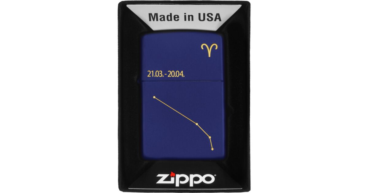 ZIPPO öngyújtó készlet ZODIAC ARIES DESIGN Kos Ajándék No. 1 | Pepita.hu