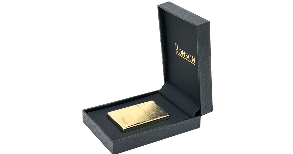 RONSON GOLD SZÍNŰ BENZINÖNYÖRGŐ | Pepita.hu
