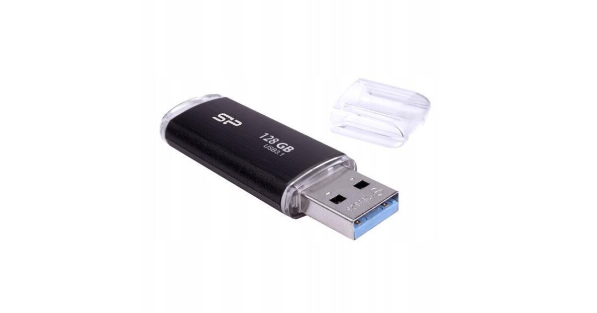 Silicon Power Blaze B02 128GB USB 3.1 pendrive, fekete | Pepita.hu