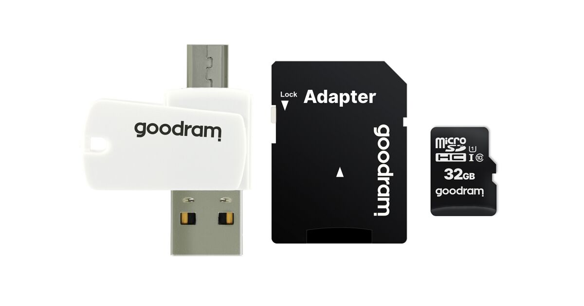 GOODRAM 32GB M1A4 UHS-I microSDHC memóriakártya + Adapter | Pepita.hu