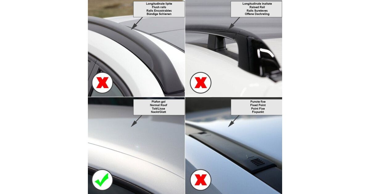 Menabo Delta Silver Belki Dachowe do Hyundai Accent V (HC) Hatchback, 5 ...