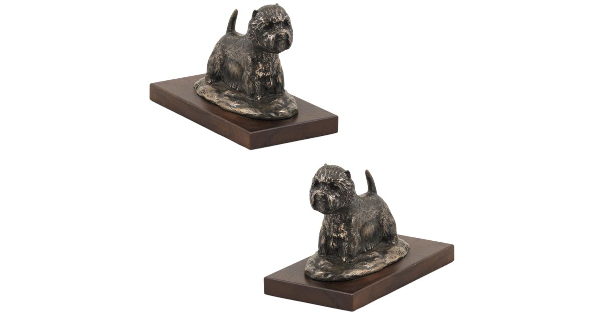 West Highland White Terrier, Westie - kutyaszobor, irodai figura ...