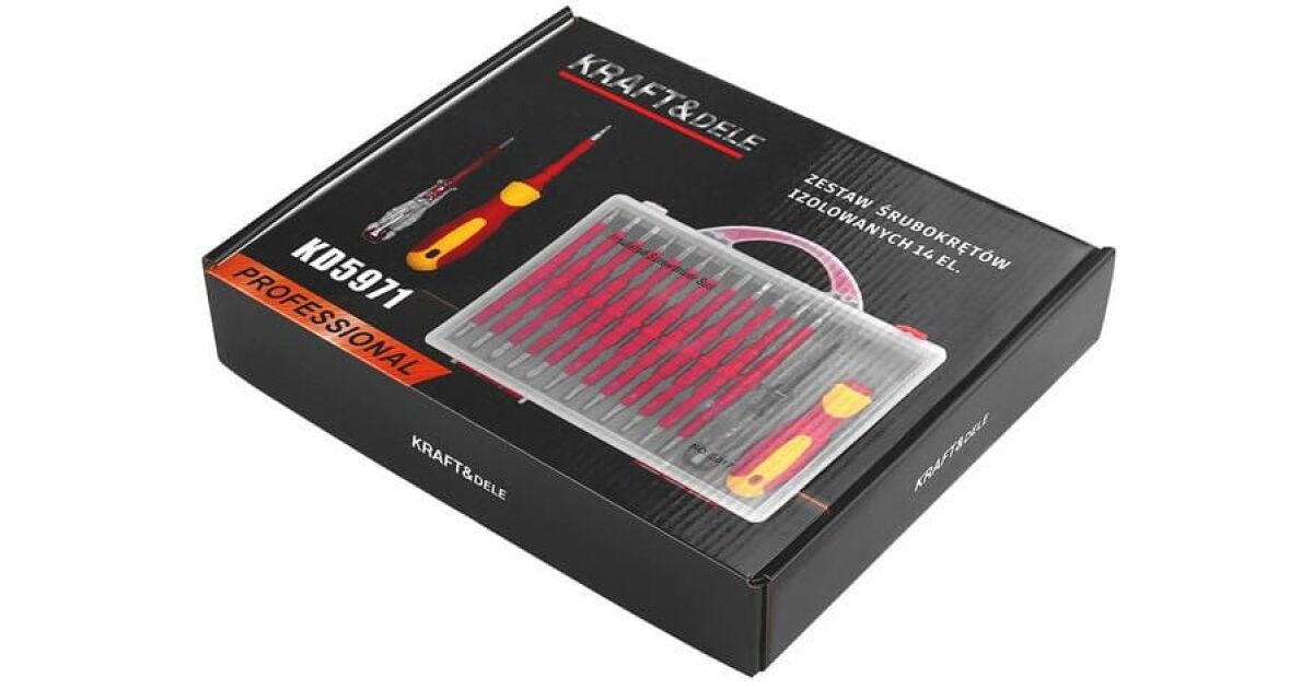 Set de 14 bucati surubelnite izolate, Kraft&Dele, pana la 1000V AC ...