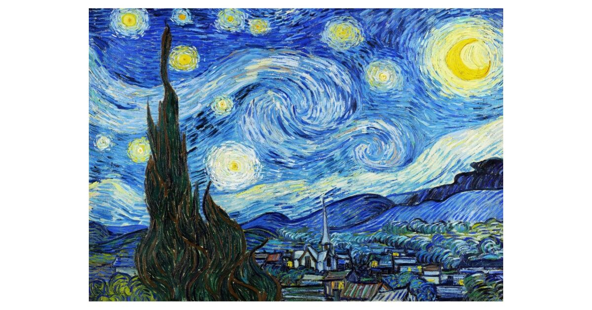 Puzzle 1000 piese Enjoy – Vincent van Gogh: Starry Night | Pepita.hu