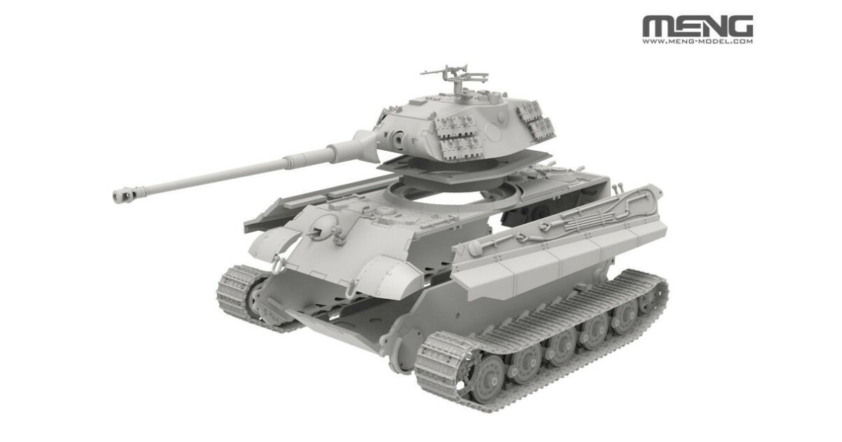 Meng German Heavy Tank Sd.Kfz.182 King Tiger (Porsche Turret) 1:72 (72 ...
