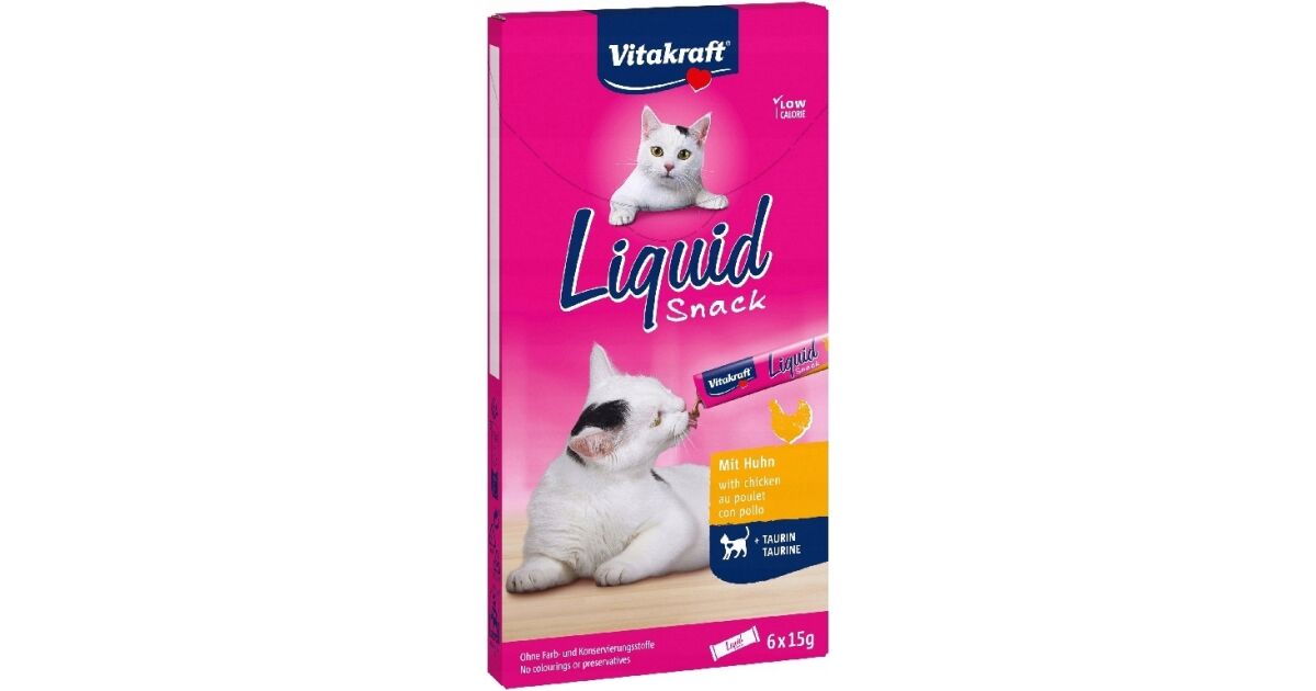 VITAKRAFT Cat Liquid Snack mix smaków 60x15g | Pepita.hu