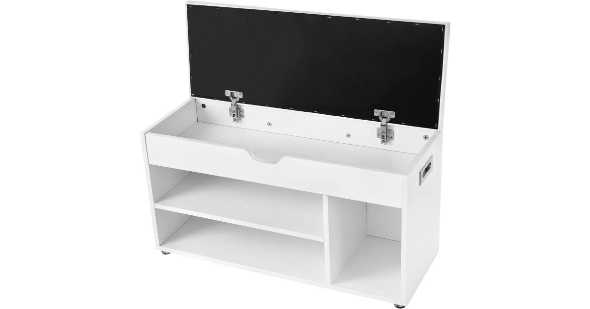 Pantofar banca capitonata 3 compartimente maxim 150 kg, 30x80x44 cm ...