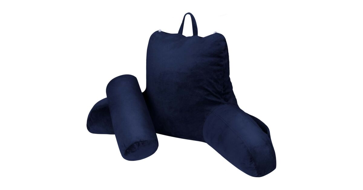 Perna de citit pentru pat, INFANZIA, 68 cm, spatar cu brate si tetiera ...