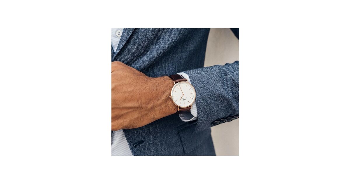 Daniel Wellington Classic Bristol 40 mm-es óra, elegáns, eredeti ...
