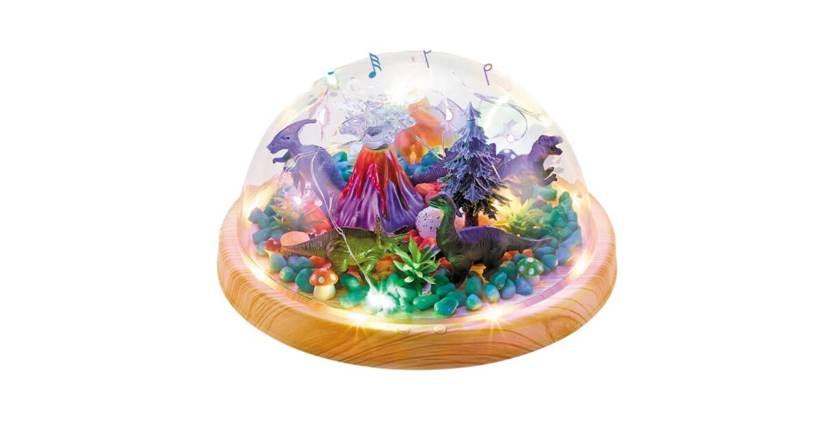 DIY Dinosaur Terrarium Creative Kit with Dome Night Light – 27394 ...