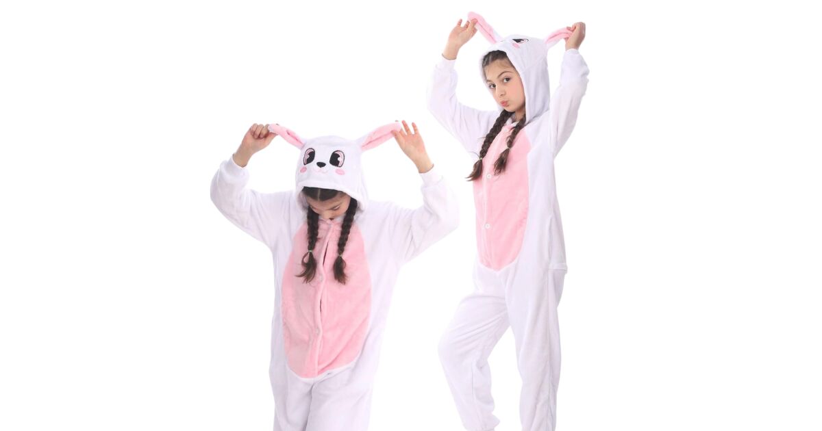 Vélemények: Onesie Kigurumi Pizsama Jelmez Nyúl Gyerekeknek 105 - 115cm ...