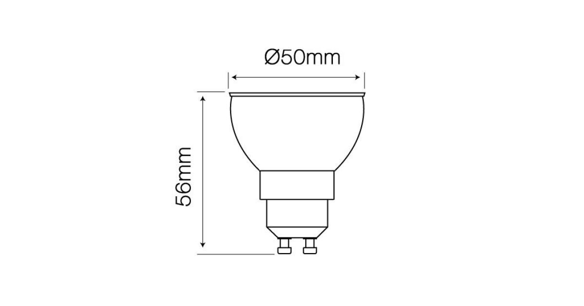 LED fénycső PRIME GU10 7W 2700K Meleg 1000lm Kerámia STRONG | Pepita.hu