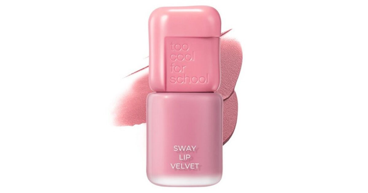 TOO COOL FOR SCHOOL Sway Lip Velvet Ajak Tint #04 Bunny Flush 3.3g ...