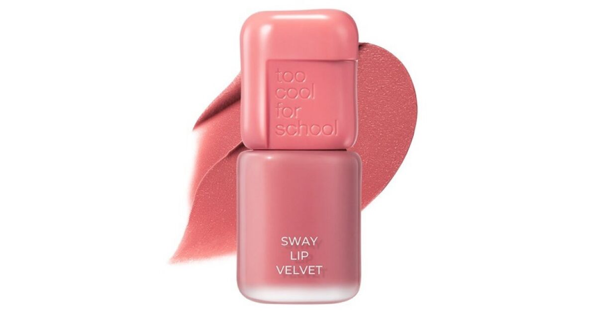 TOO COOL FOR SCHOOL Sway Lip Velvet Ajak Tint #08 Rose Breeze 3.3g ...