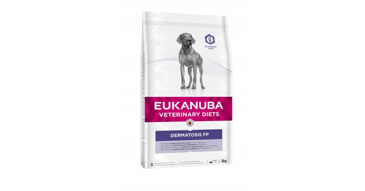 EUKANUBA Dermatosis Formula száraz kutyatáp kis zacskóban 5 kg | Pepita.hu