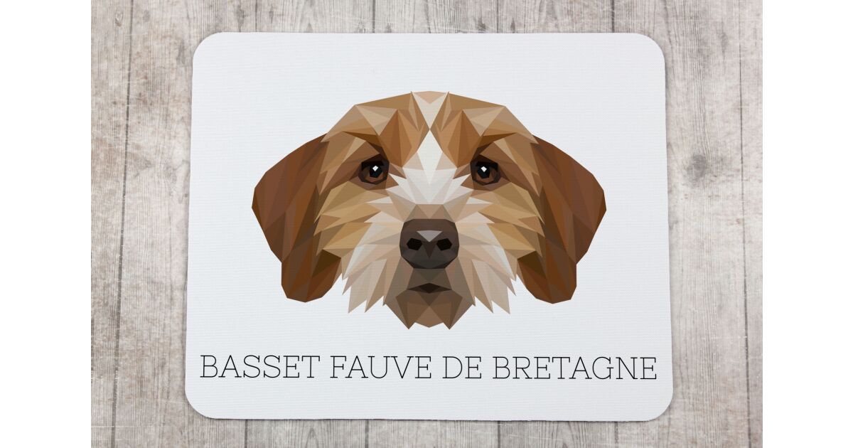 Basset Breton, Basset Fauve de Bretagne - geometrikus egérpad fotóval ...